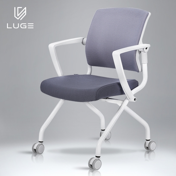 LUGE 루게 MT50 메트로 회의용의자 화이트프레임